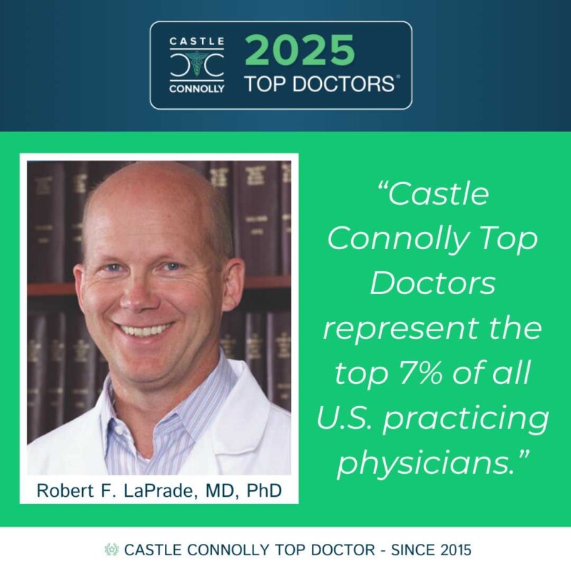 Dr. Robert F. LaPrade Named as a Castle Connolly Top Doctor!